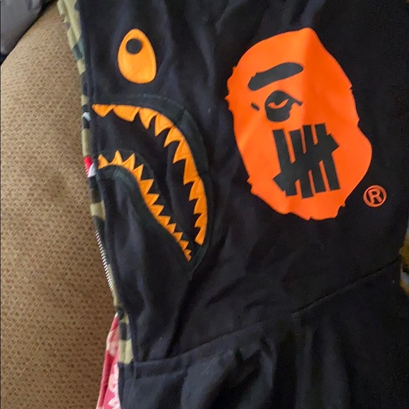 Bape | Jackets & Coats | Bape X Undefeated Limited Addition Double ...